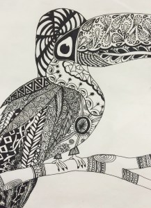 Sketchbook No.1: Zentangle Animal | Eller's Artists