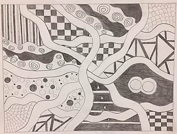 Non-Objective Line Design | Eller's Artists